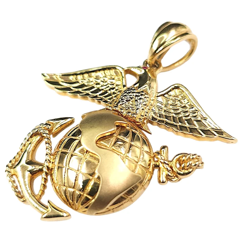 US Marine Corps Emblem Charm - Empire Jewelley