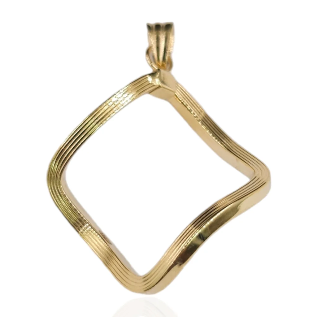 Square Dangle Pendant - EmpireJeweller