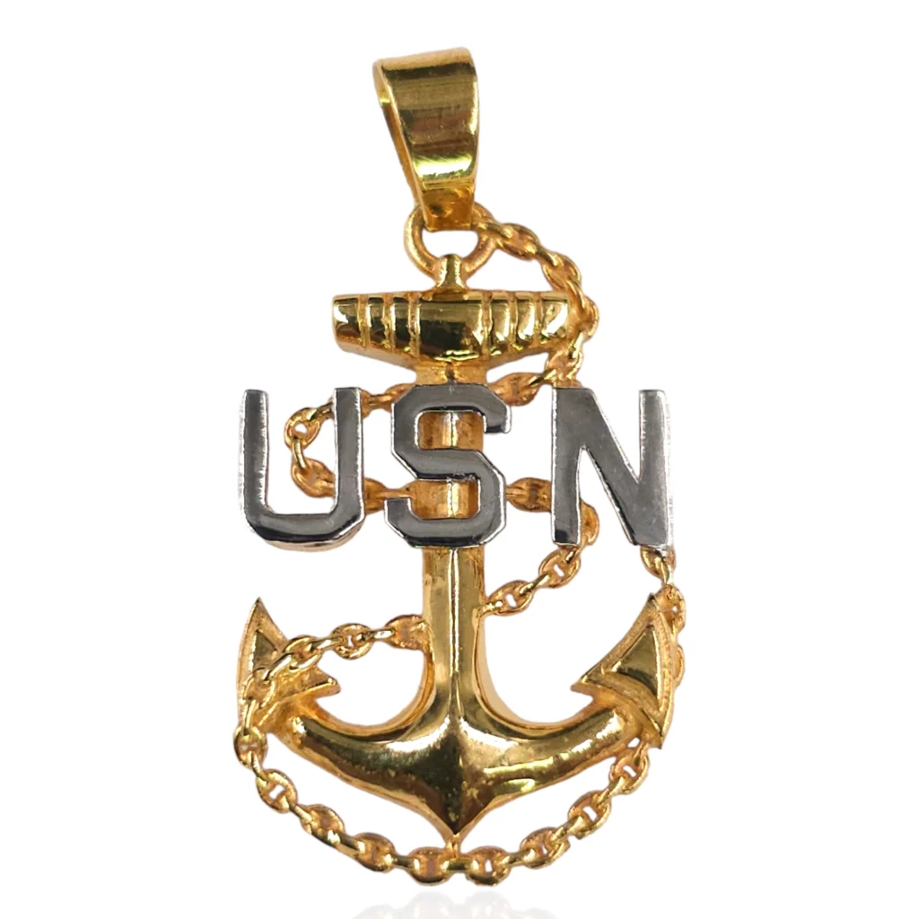 USN Two Tone Pendant - EmpireJeweller